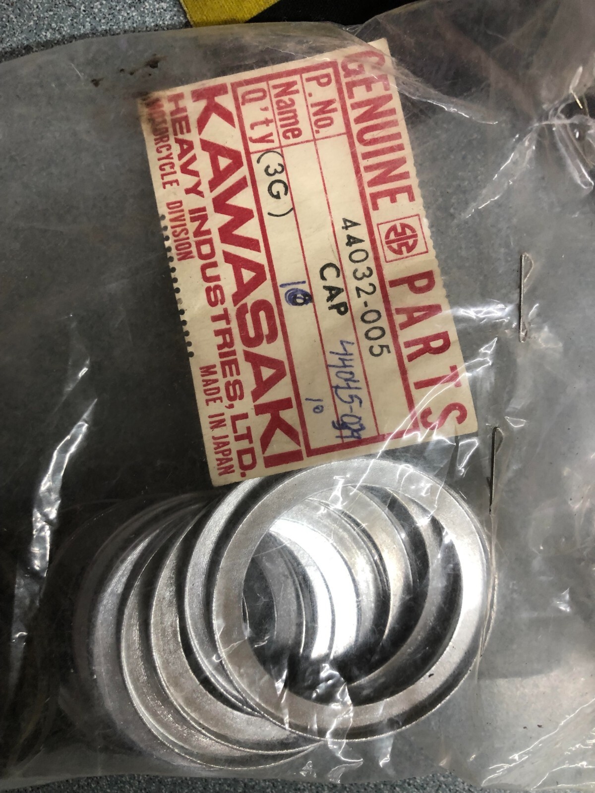 44032-005 NOS Kawasaki Fork Cover Cap S1B S3 S3A KH400 Y192L | eBay