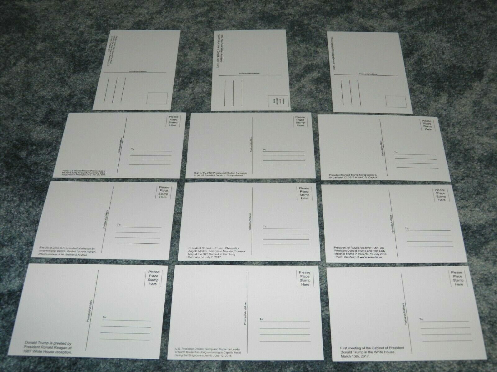 LOT of 12 POSTCARDS !!! Donald Trump 2020 Keep America Great MAGA ...