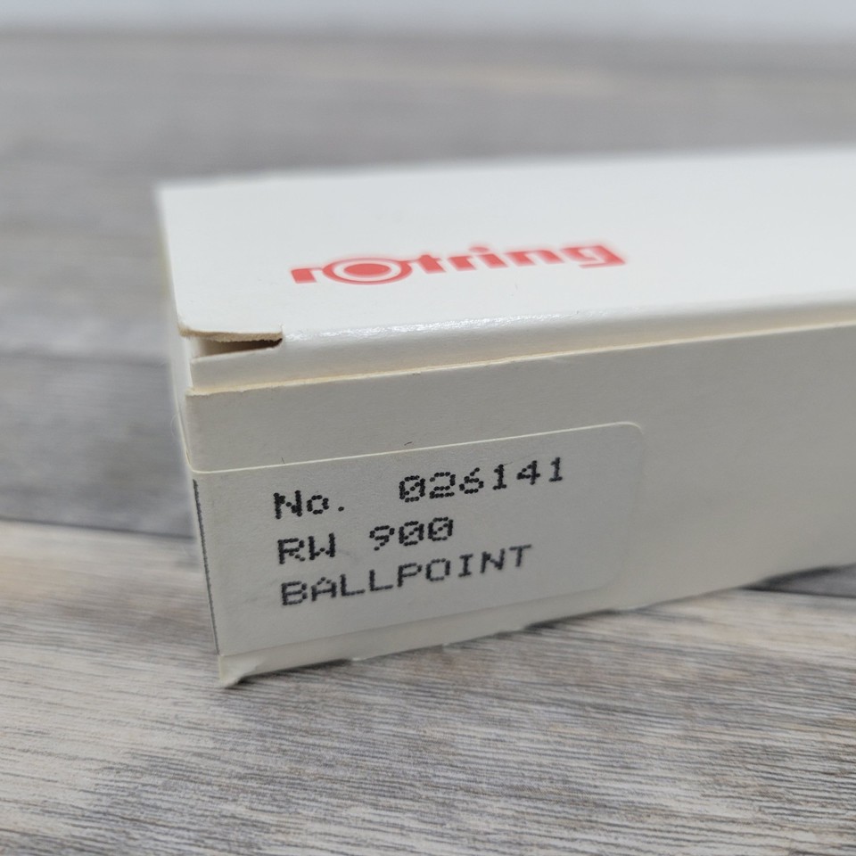 Rotring 900 RW Ballpoint Pen Side Knock Rare Chrome 026141 | eBay