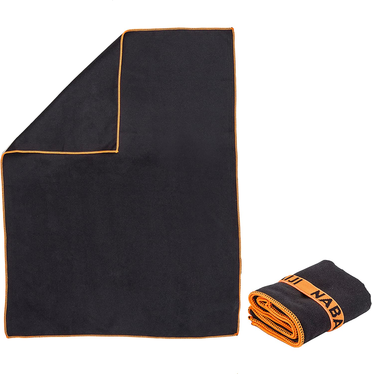 Nabaiji Ultra Compact Microfibre Towel, Black, Small | eBay Australia
