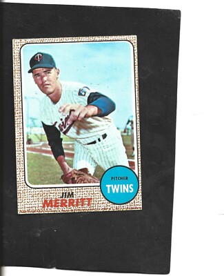 1968 Topps MLB # 64 Jim Merritt | eBay