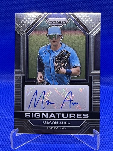 2023 Panini Prizm Signatures Mason Auer #SIG-MA Auto Tampa Bay Rays | eBay