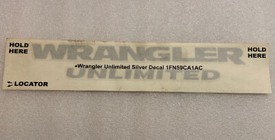 Jeep CHRYSLER OEM 07-16 Wrangler Front Fender-Emblem Badge Nameplate ...