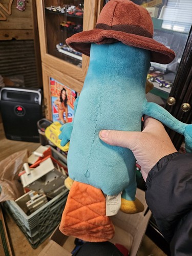 DISNEY Store Stuffed Animal MC PERRY Secret Agent PLATYPUS Plush Toy | eBay