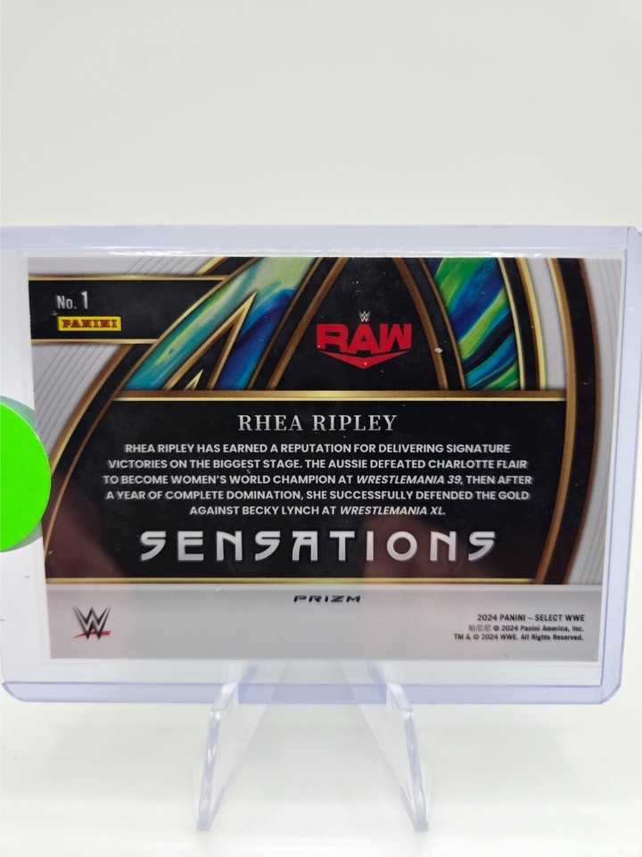 2024 WWE Panini Select - Rhea Ripley #1 Sensations Silver Prizm | eBay