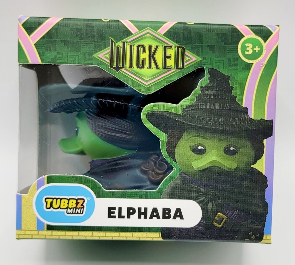 Wicked Movie Mini Tubbz New Set of 5 Ducks Elphaba Glinda Wizard Fiyero ...