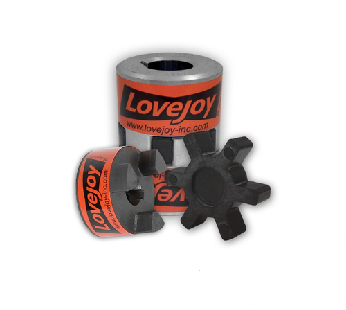 L070 1/2" Lovejoy Jaw Coupling Set 1/2" Bore No Keyway L070 Spider SOX ...