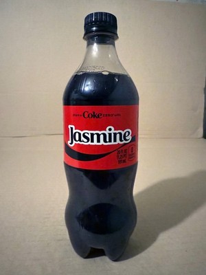 2025 SHARE A COKE Zero With JASMINE Collector Soda Pop Bottle Coca Cola ...