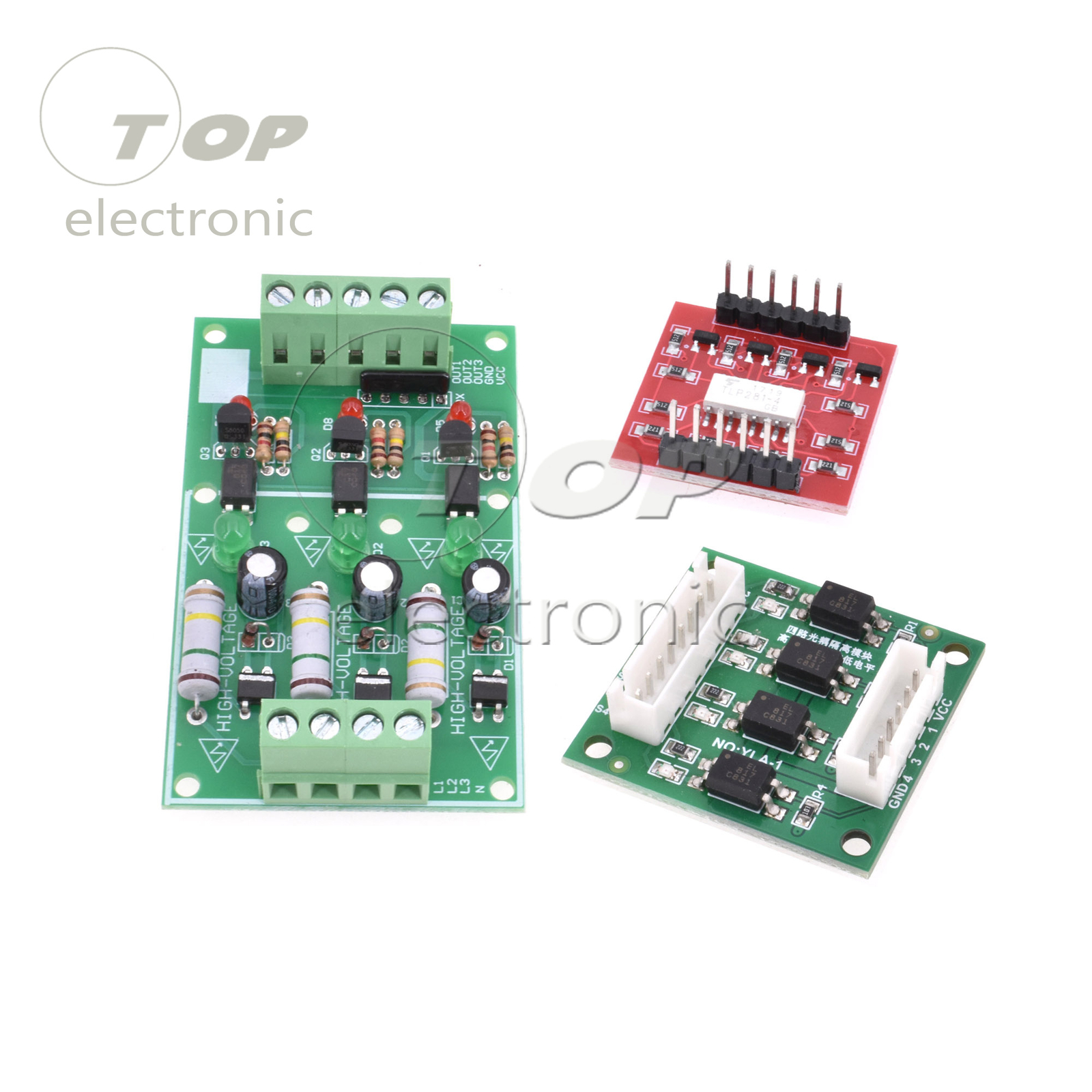 3/4 Channel Optocoupler Isolation Opto-isolator H/L PLC Board Module ...