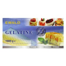 1000g Ewald Leaf Gelatine Titanium Grade 150 Bloom 200 Sheets Made in ...
