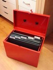 Lockable A4 Metal File Box Filing Storage inc / extra 5 Free Suspension ...