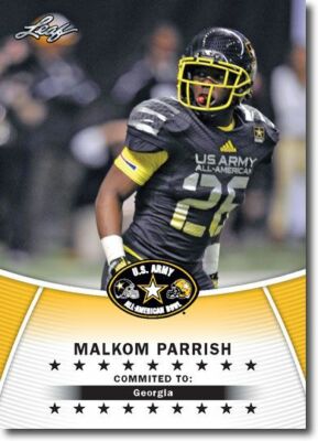 25-Count Lot 2014 MALKOM PARRISH Leaf US Army All-American RCs GEORGIA ...
