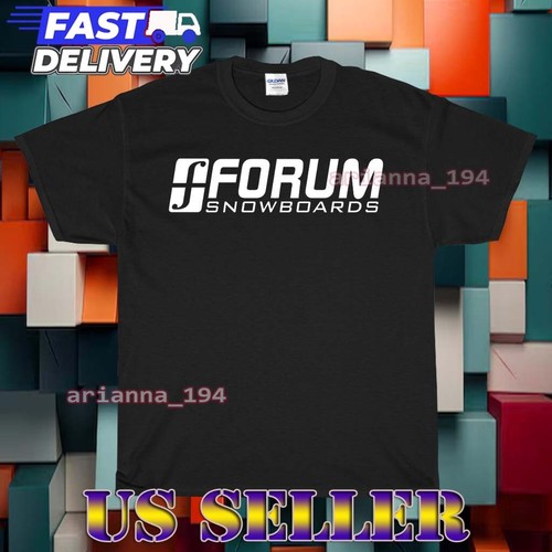 NEW SHIRT FORUM SNOWBOARD LOGO T-SHIRT FUNNY USA AMERICAN UNISEX SIZE S ...