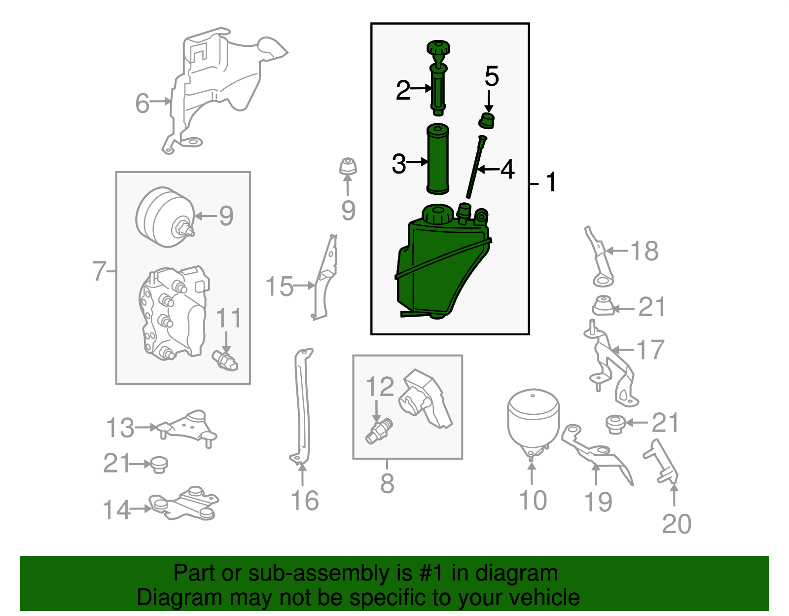 Oil Reservoir Self Leveling MERCEDES W221 2213200214 ABC for sale ...