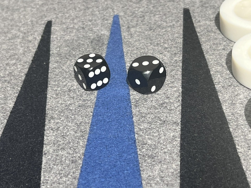 *LUCKY DICE* TWO Sets of Precision Backgammon Dice - 14mm (9/16in) -Best Price! | eBay