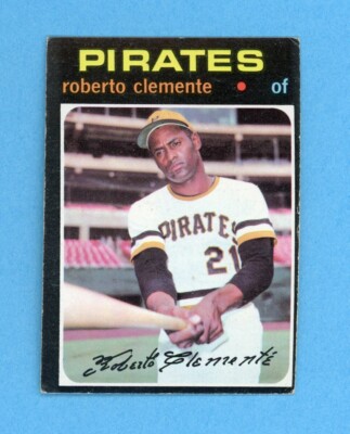 1971 Topps #630 Roberto Clemente Pittsburgh Pirates Baseball Card Vg/Ex ...