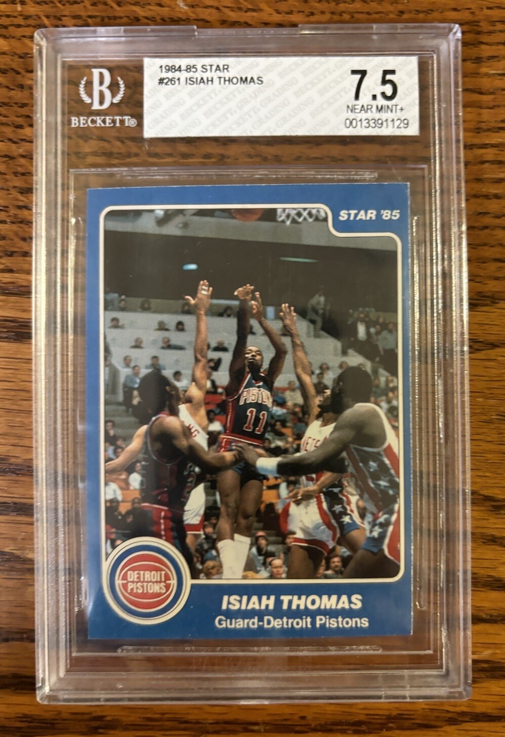 1984-85 Star ISIAH THOMAS Rookie #261 Pistons RC BGS 7.5 | eBay