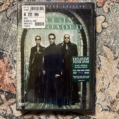 The Matrix Reloaded Full Screen Edition DVD New and Sealed 85392185122 ...