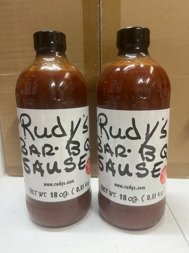Rudy's BBQ Sauce 18 oz - 2 Pack | eBay
