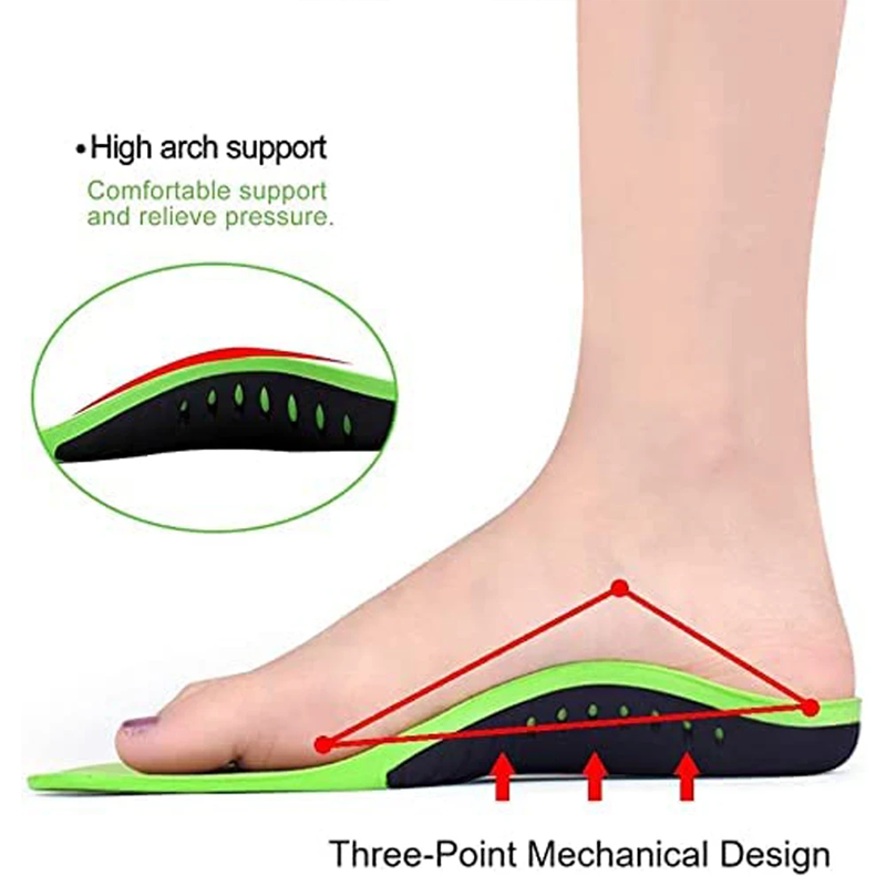 Orthotic Arch Pad Flat Foot Special Correction Insole Men & Women Arch ...