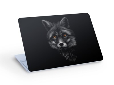 FOX LAPTOP SKIN Decal Sticker, Fox Laptop Skin Decal - Custom Size | eBay