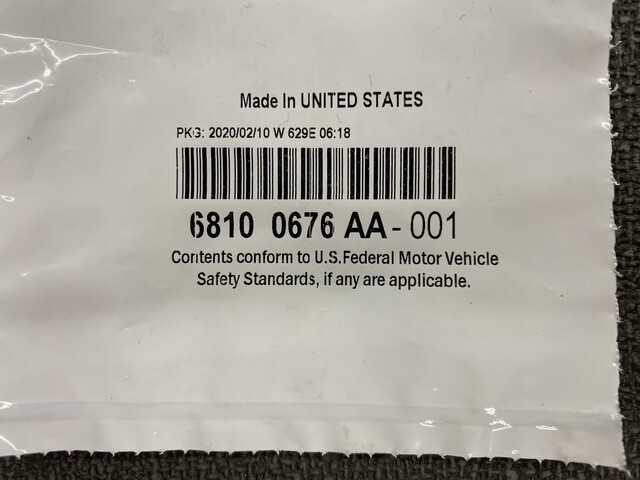 AC Hose Assembly Seal MOPAR BRAND 68100676AA for sale online | eBay