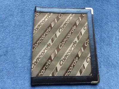 Air France Concorde Ted Lapidus Document Portefeuille 1985 Rare | eBay