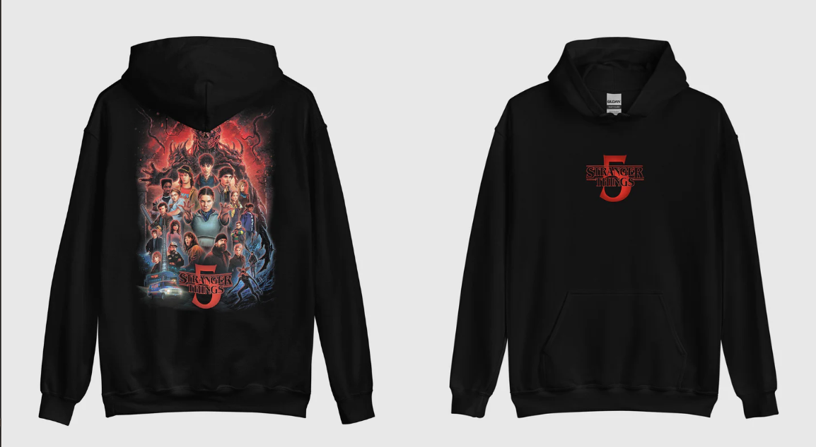 Stranger Things x Kyle Lambert Hoodie Season 5 Art | eBay