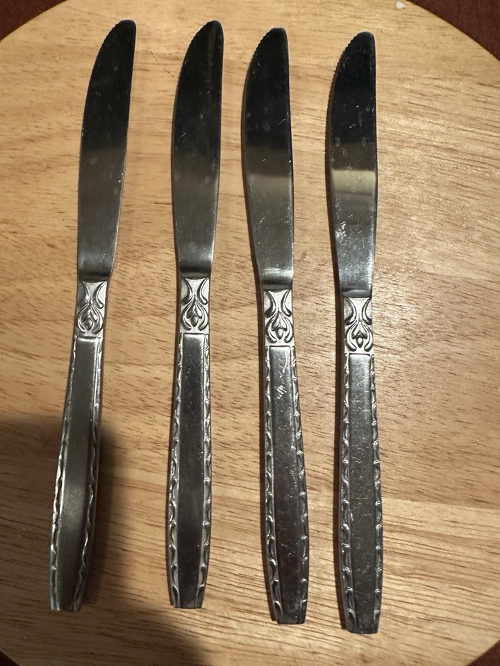 Supreme Stainless Steel 20 pc Cutlery Set w/ Texture Handles - Made in ...