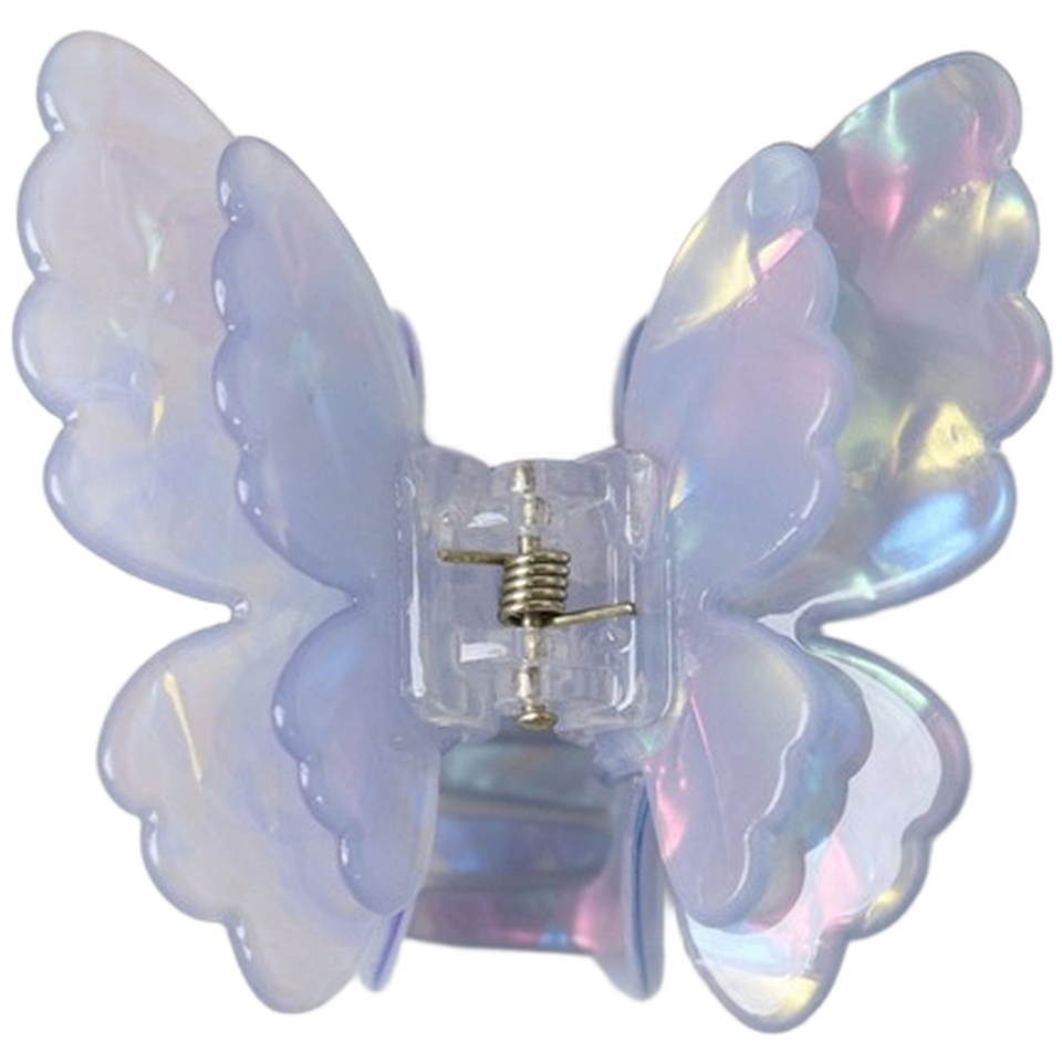 Two Layer Acetate Butterfly Hair Clips For Women Half Updo Snap Styling ...