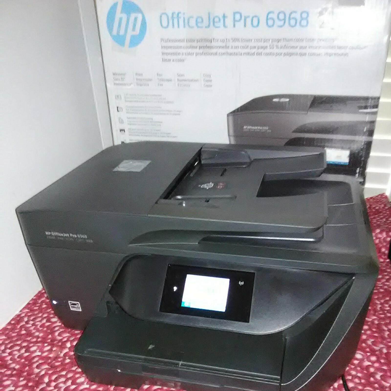HP OfficeJet Pro 6968 All-in-One Inkjet Printer 889894644152| eBay