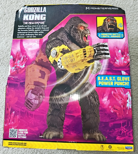 KING KONG Mega Punching Action Figure Power Punch GODZILLA X KONG NEW ...