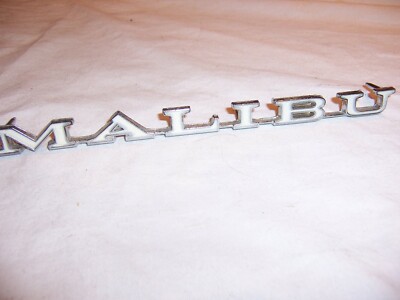 1971 - 1972 Chevy Malibu Front Fender Script Original GM PT# 3982414 ...