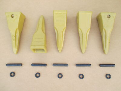 5 CATERPILLAR CAT STYLE 9J4359 TIGER TEETH FOR BUCKET 3G8354 8E6358 ...