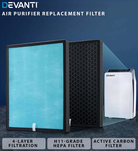 Devanti Air Purifier 4 Layers HEPA Replacement Filter 9355720068160 | eBay