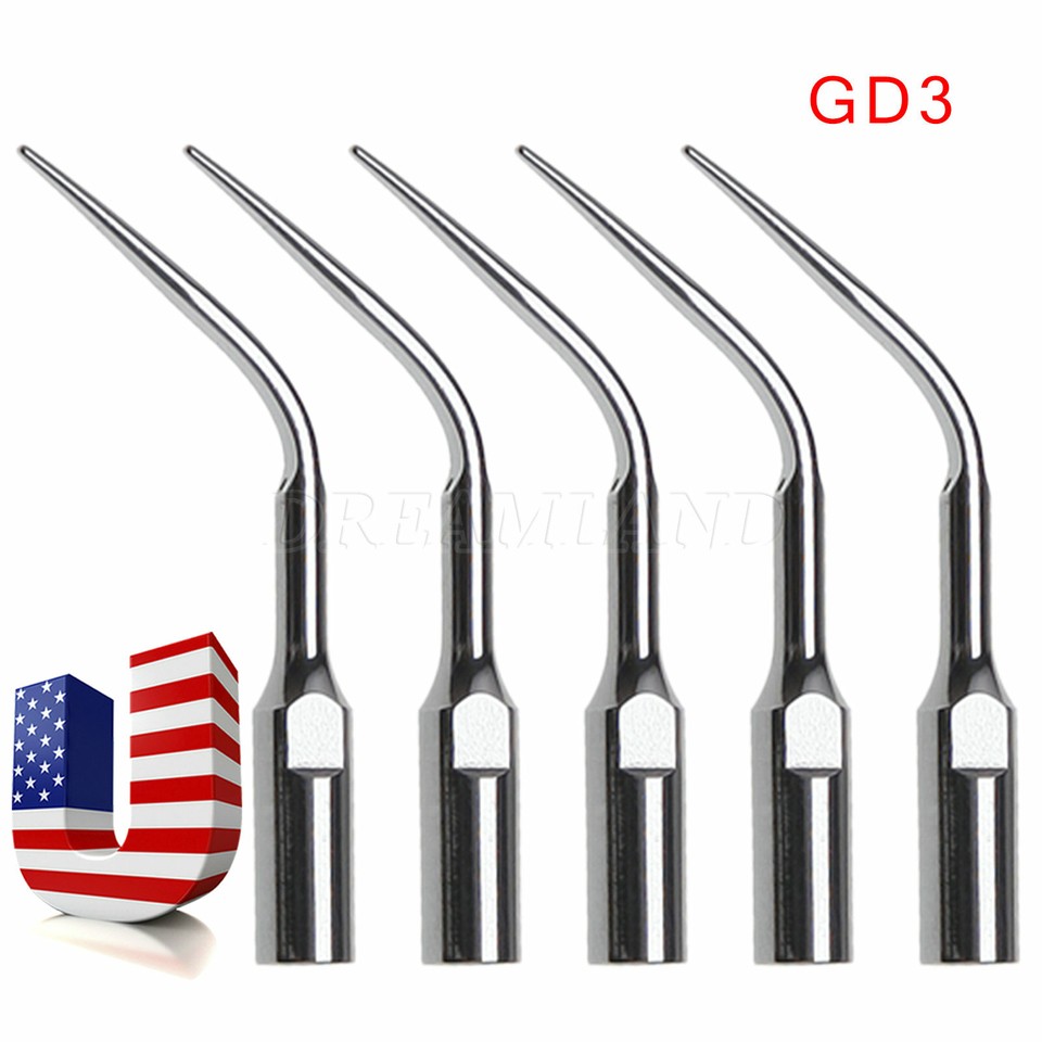 10pcs Dental Ultrasonic Scaler Tips GD3 Fit DTE SATELEC Handpiece Scaling | eBay