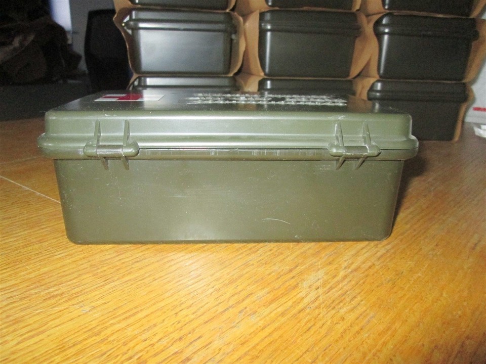 08x5x3 First Aid Kit Dry Box General Purpose Water Tight NSN 6545-00 ...