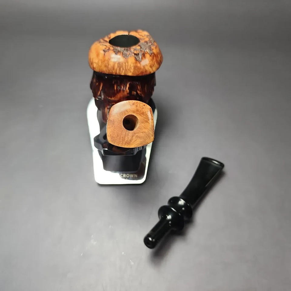 Nording Spruce Cone Partially Rusticated Freehand Estate Briar Pipe ...