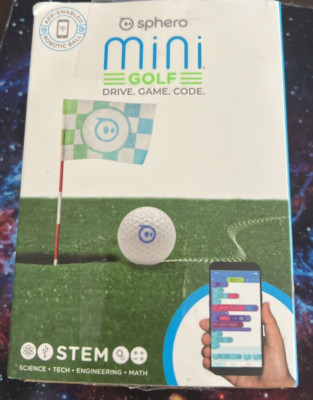 Sphero Mini Golf App-Enabled Robotic Ball STEM (New Open Box) FAST FREE ...