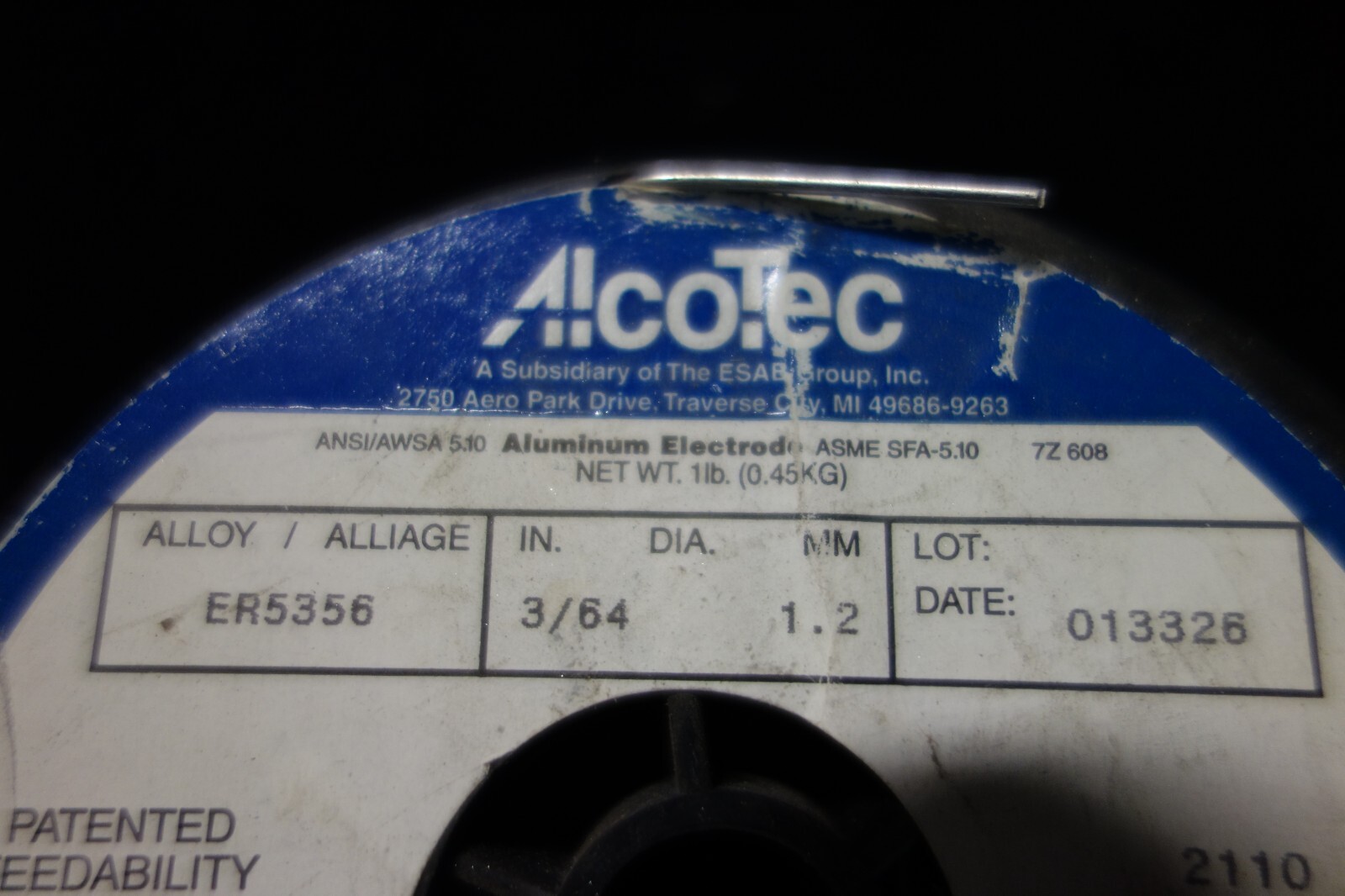 AlcoTec Aluminum Mig Welding Wire ER5356, 3/64" Diameter 1 lb Roll | eBay