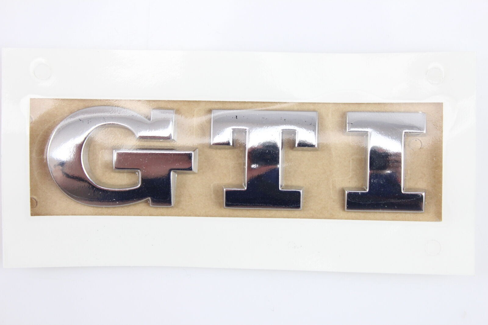VW GTI Golf 5 6 Lettering Emblem Volkswagen logo Badge Chrome Rear ...