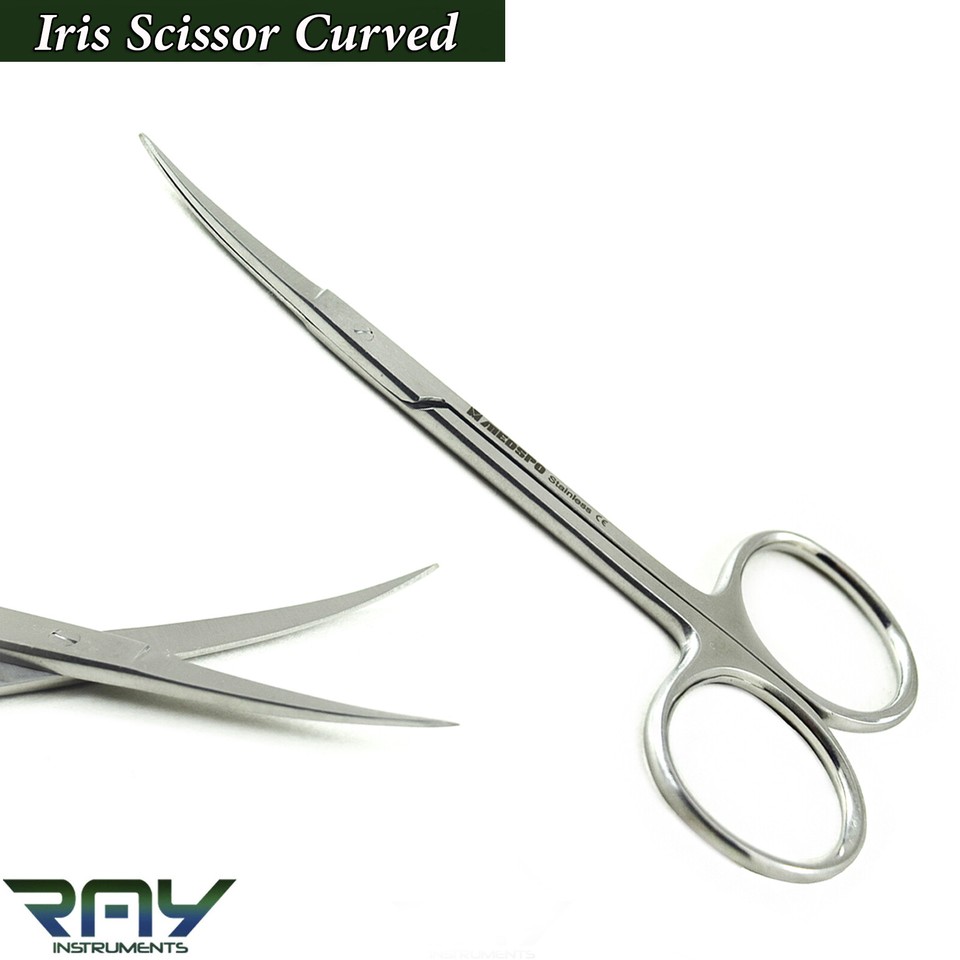 Dental Surgical Dissecting Operating Tissues Gum Suture Iris Scissors ...