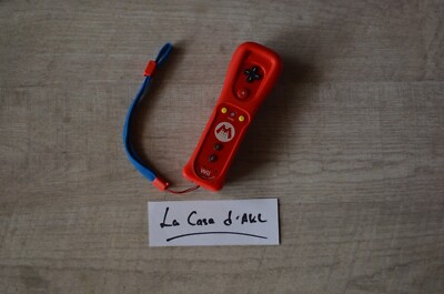 Wiimote Mario Edition Limitée Nintendo Wii U - Remote Motion Plus ...