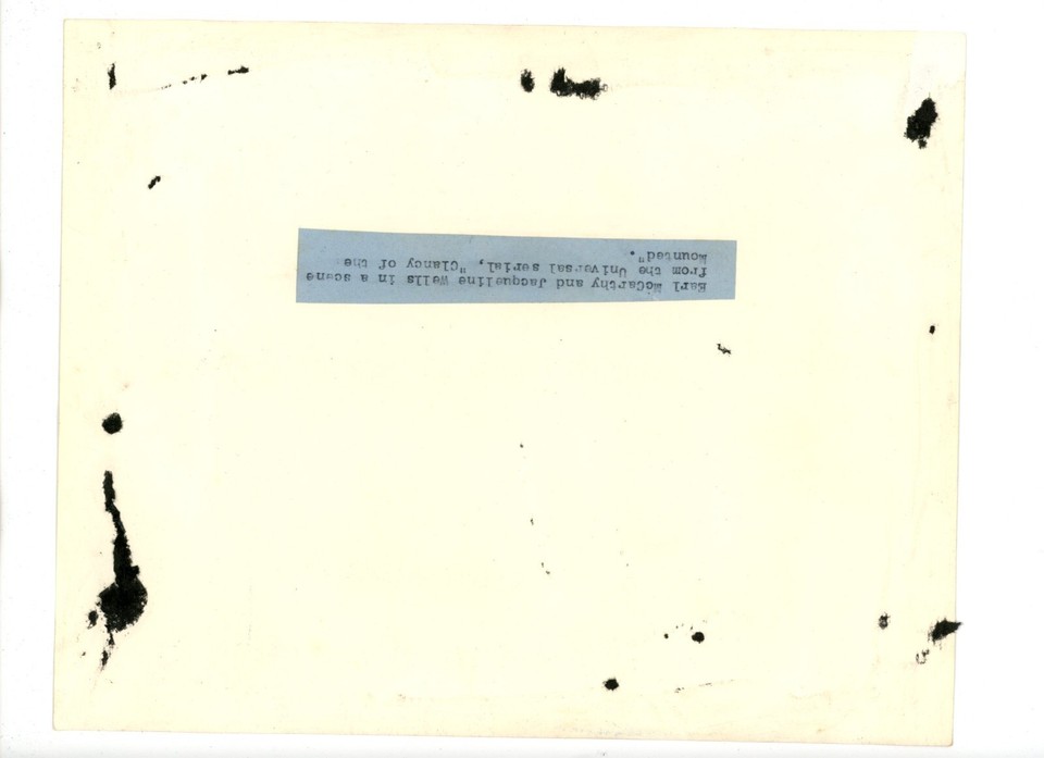 Vintage 8x10 Photo Jacqueline Wells & Earl McCarthy, Clancy of The Mounted 1933 | eBay