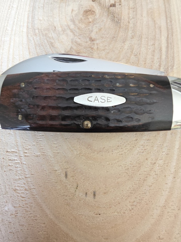 VINTAGE 1976 CASE XX 6250 PAKKAWOOD ELEPHANT TOENAIL W RAGING BULL ...