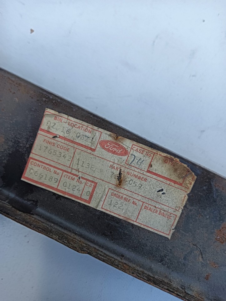 FORD CORTINA MK1 LOTUS GT SIDE CHASSIS MEMBER NEW OLD STOCK ORIGINAL ...