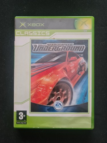 NEED FOR SPEED UNDERGROUND NFS UK PAL Version Game Microsoft Xbox ...
