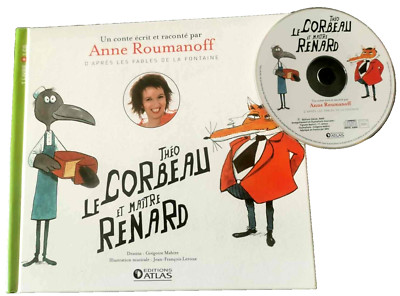THEO LE CORBEAU ET MAITRE RENARD + CD / ANNE ROUMANOFF - 2011 - GLENAT ...