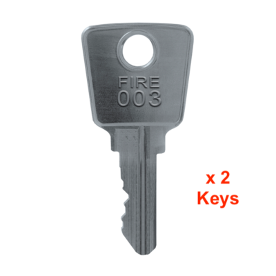 MFB, Fire Brigade, Emergency Services 003 Cam Lock & Padlock Key Pair ...