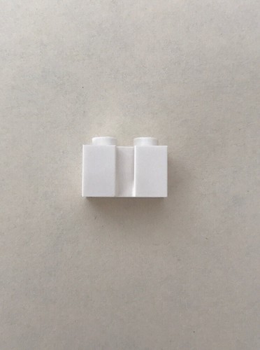 LEGO Bricks White 1x2 "Studs" With Groove for Garage | eBay